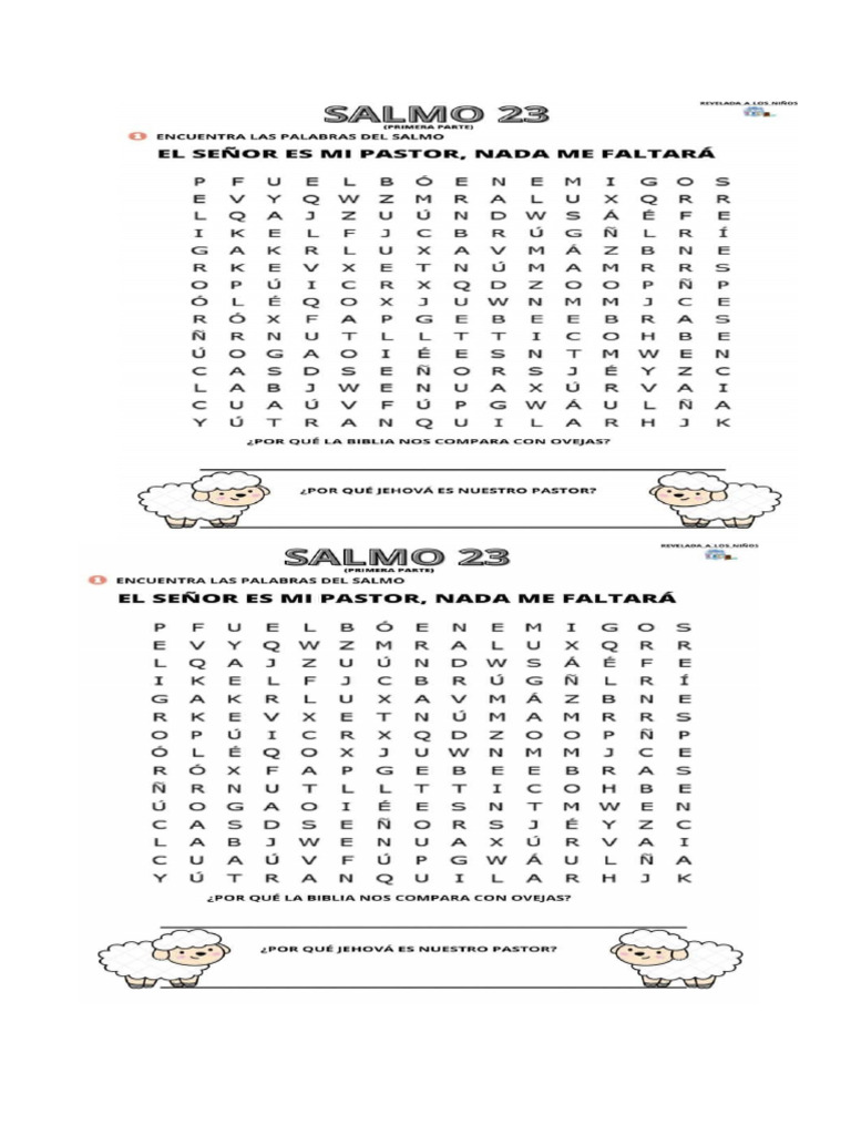 INCUCCION SALMO 23 | PDF