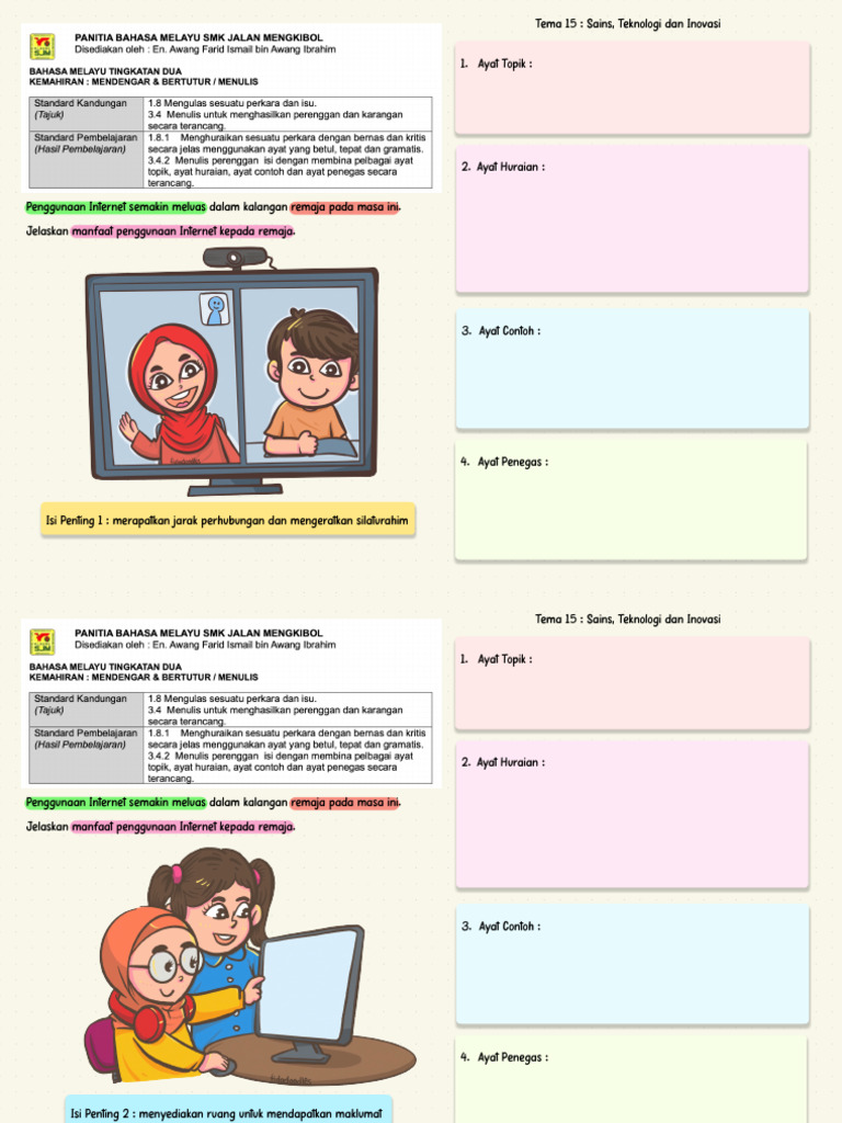 Manfaat Internet bagi Remaja | PDF