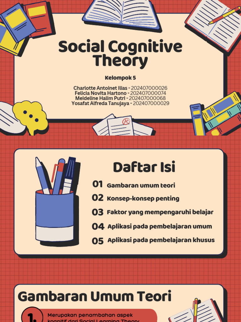 Social Cognitive Theory Presentation | PDF