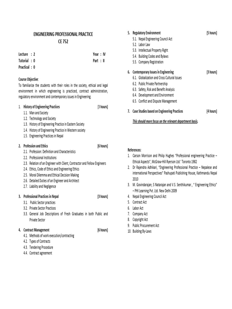 EPP Syllabus | PDF | Business