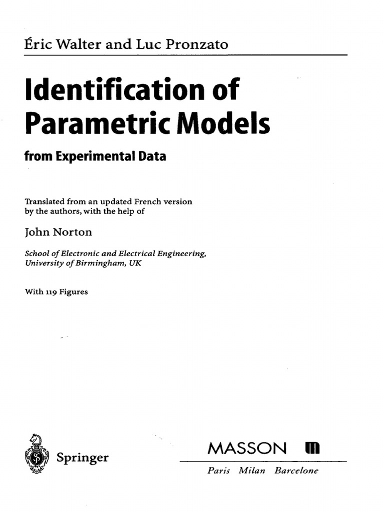 Parametric Identification | PDF | Least Squares | Mathematical Optimization