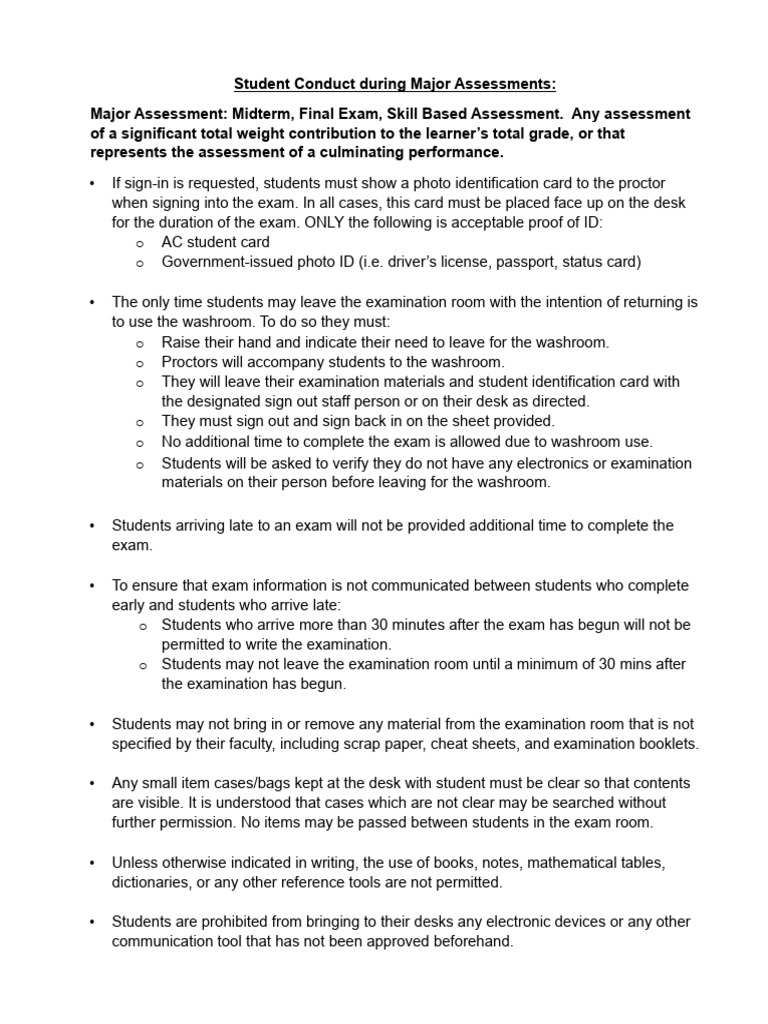 ICT Exam Conduct Guidelines | PDF | Identity Document | Driver's License