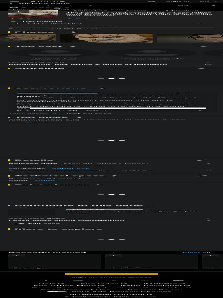 Vinland Saga Courage (TV Episode 2023) - IMDb | PDF