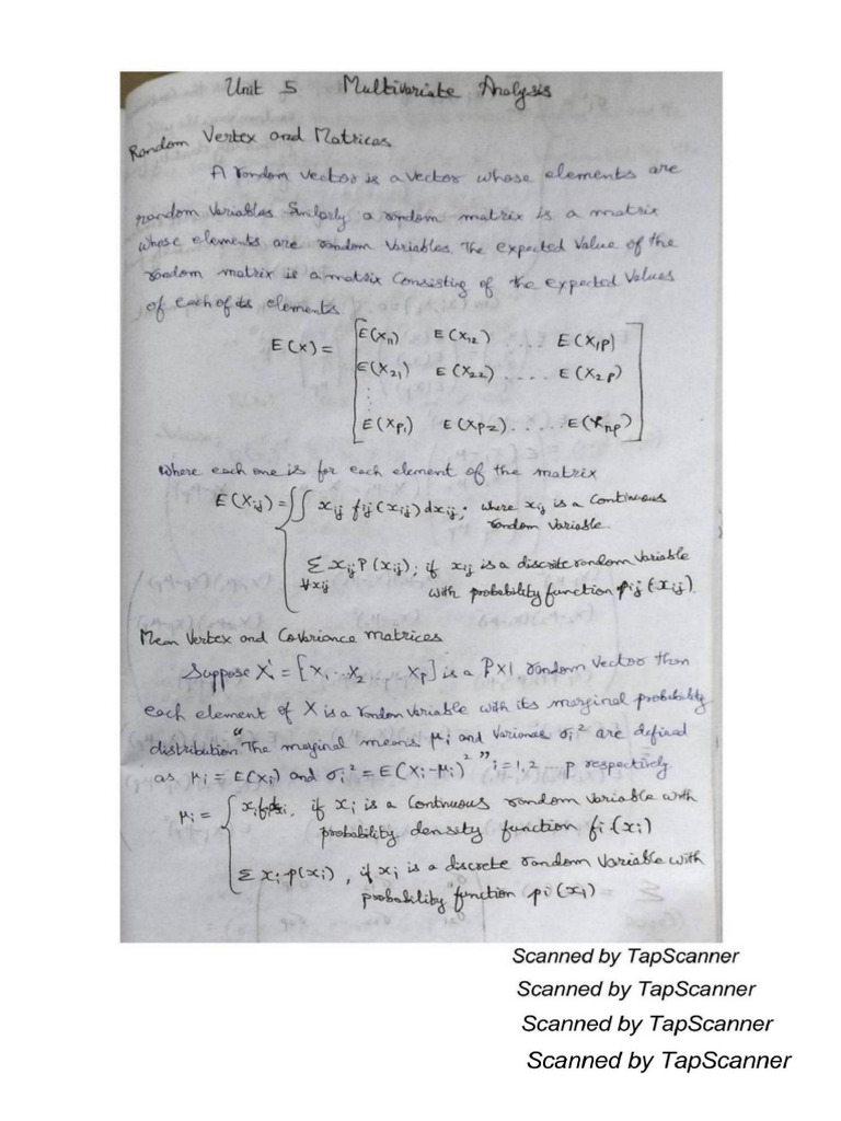 Applied Probability & Statistics Unit 5 (Faircopy) | PDF