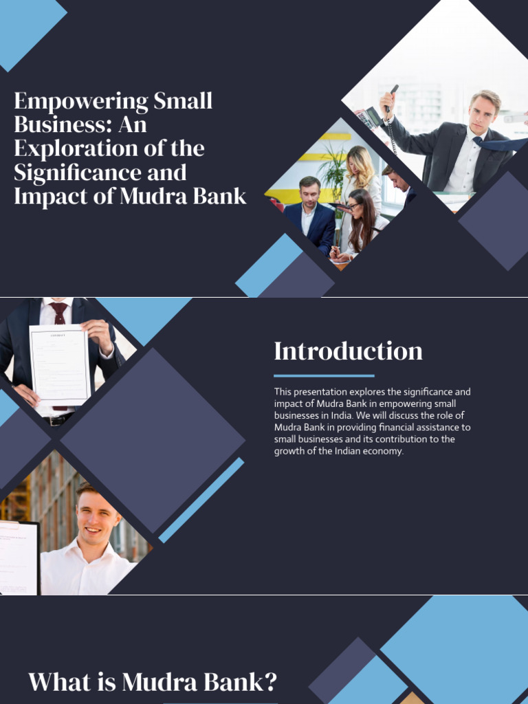 Wepik Empowering Small Business An Exploration of The Significance and Impact of Mudra Bank ...