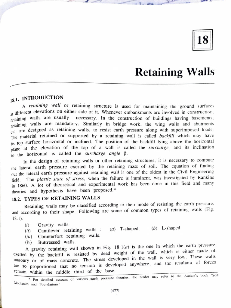 Retaining Walls | PDF