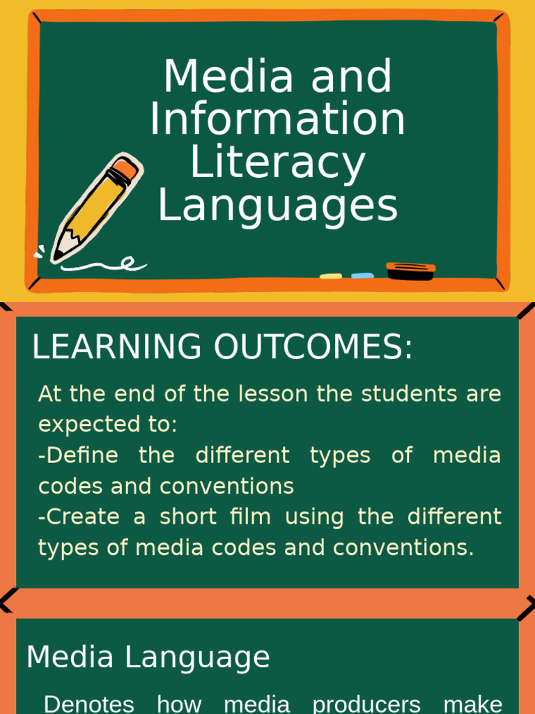 Media and Information Literacy Languages | PDF | Genre | Narrative