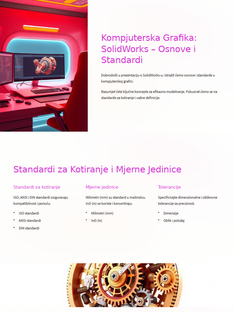 Kompjuterska-Grafika-SolidWorks-Osnove-i-Standardi | PDF