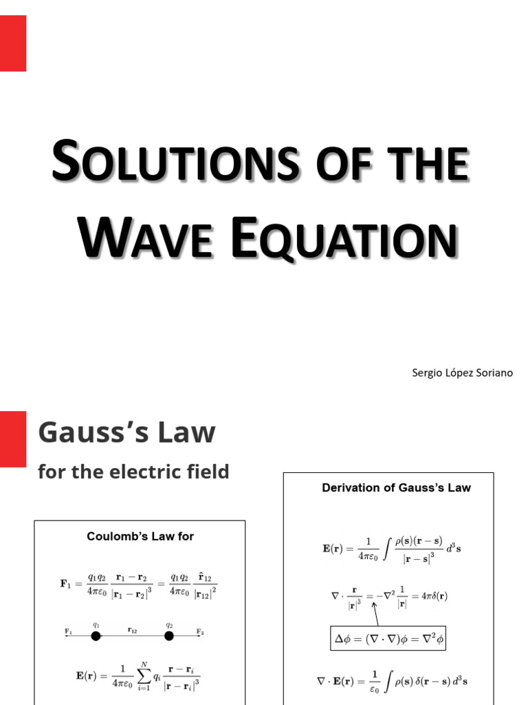 Solutions of The Wave Equation | PDF | Waveguide | Electric Field