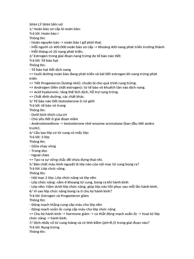 SINH LÝ SINH S N N | PDF