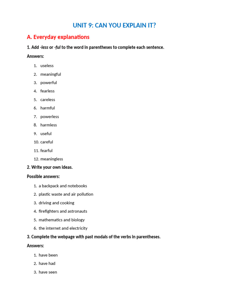 Course-V1 - HUTECH0+NN - ENC106+HK2B-2023-2024 - Unit 9 - Can You Explain It - Workbook ...