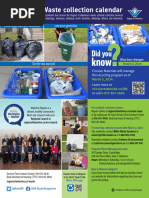 Waterloo Region Waste Schedule 2025 | PDF | Waste | Waste Management