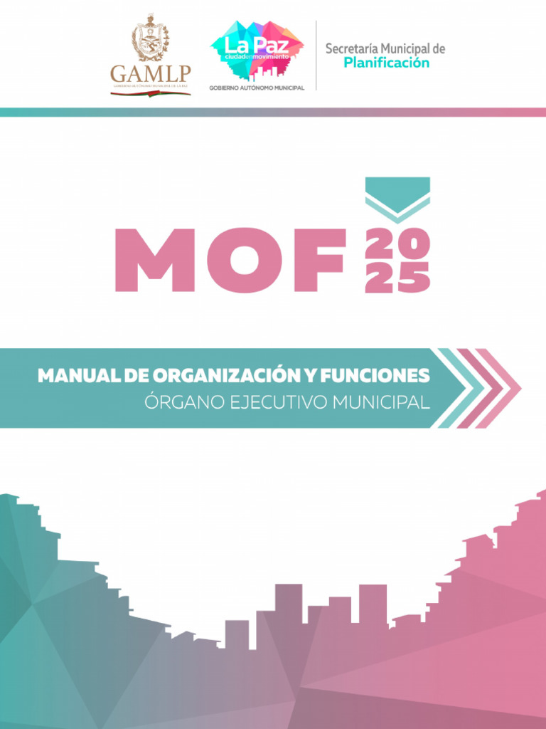 Mof Del Oem 2025 | PDF | Alcalde | Institución