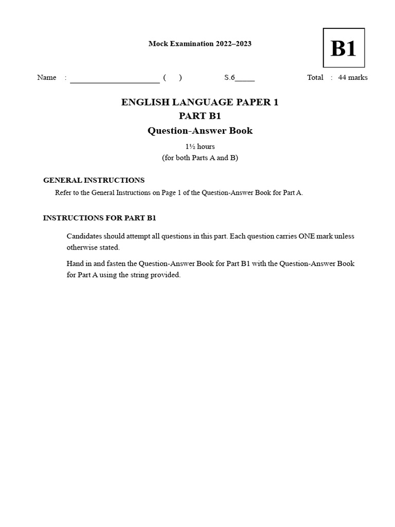 Mock_Paper 1_QA_Part_B1 | PDF | Virtual Reality | Books