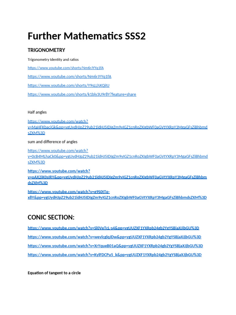 Classnotes Student 89769581975 Linksneededforbeeterunderstandinginfm2 ...