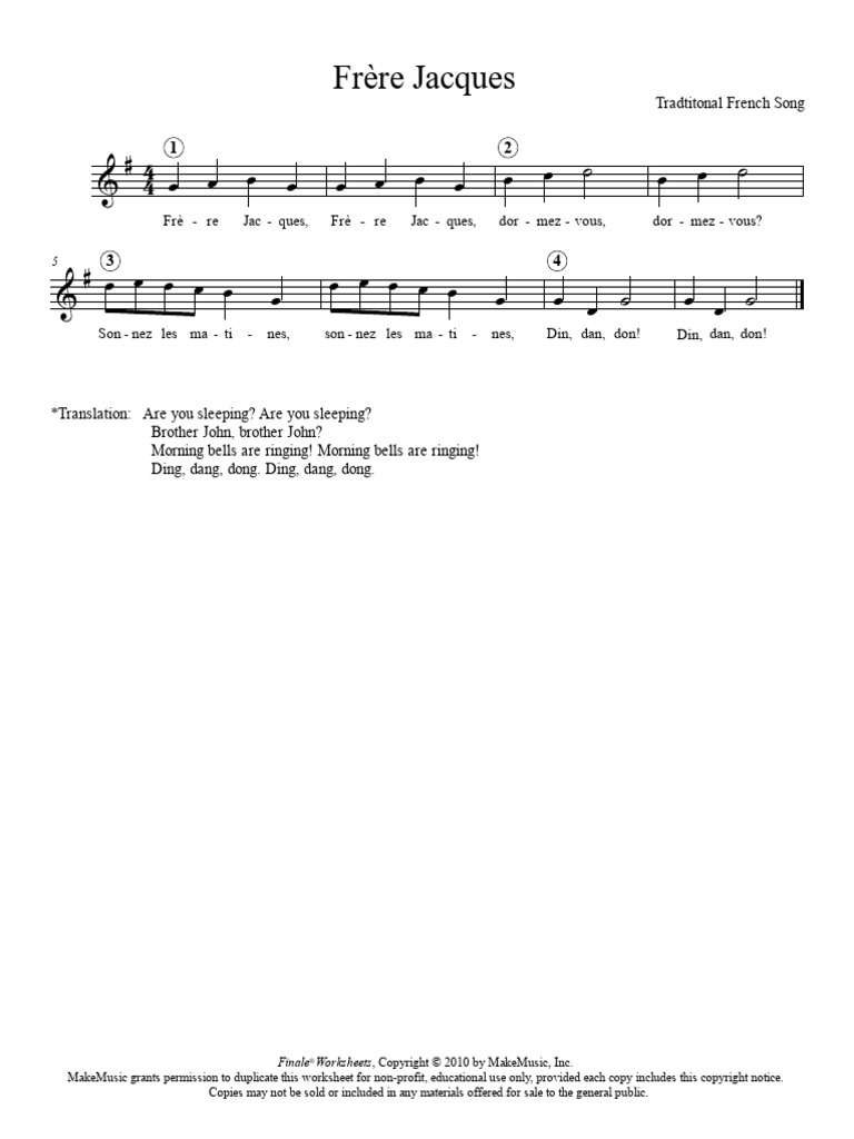 Frere Jacque | PDF