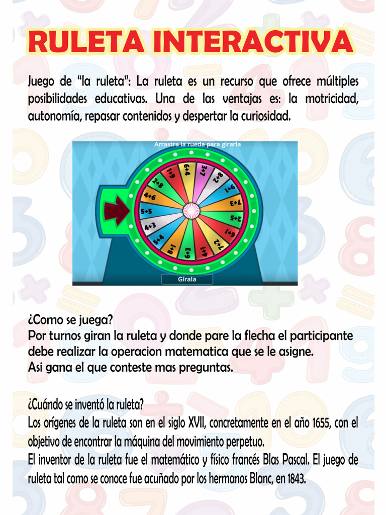 RULETA MATEMATICA | PDF