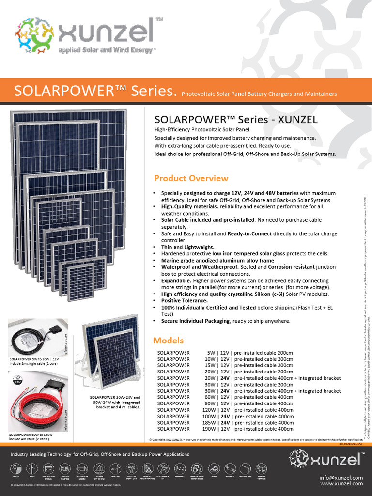 SOLARPOWER-XUNZEL_nENG10-3(1) | PDF | Photovoltaic System | Solar Panel