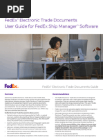 FedEx IPD User Guide | PDF | Cargo | Fed Ex