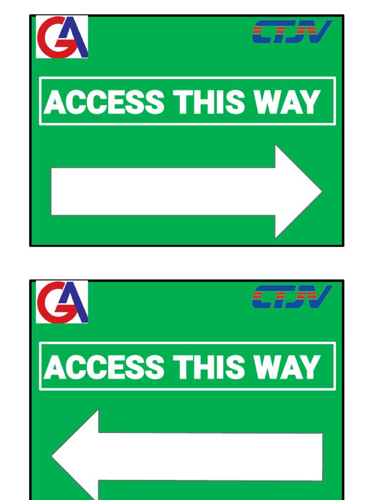 Access Signage | PDF