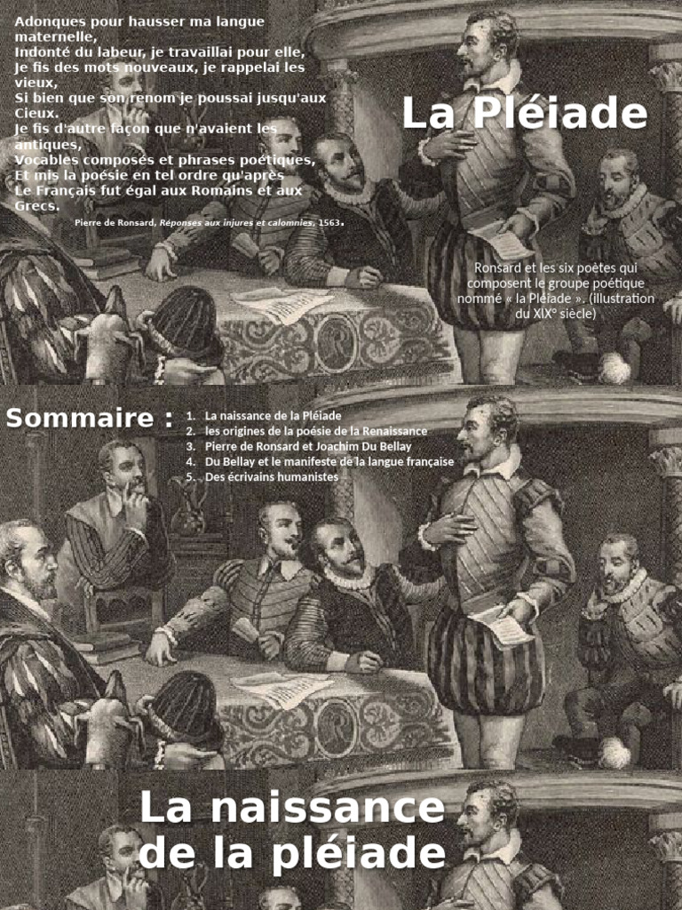 La Pléiade : Naissance et Influence | PDF