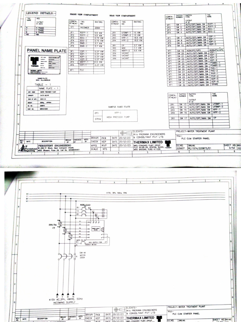 WTP Feeder Drawing | PDF