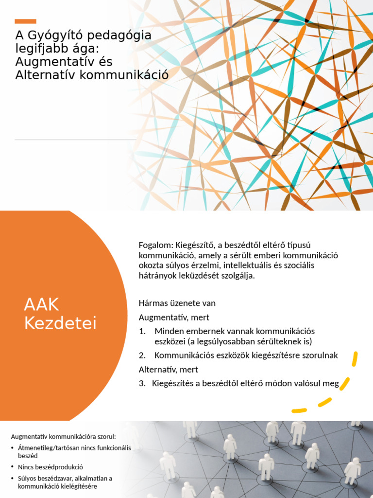 Az Augmentatív és alternatív kommunikáció - Összefoglaló PPT | PDF