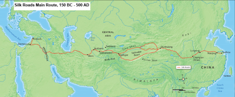 Silk Road Map | PDF