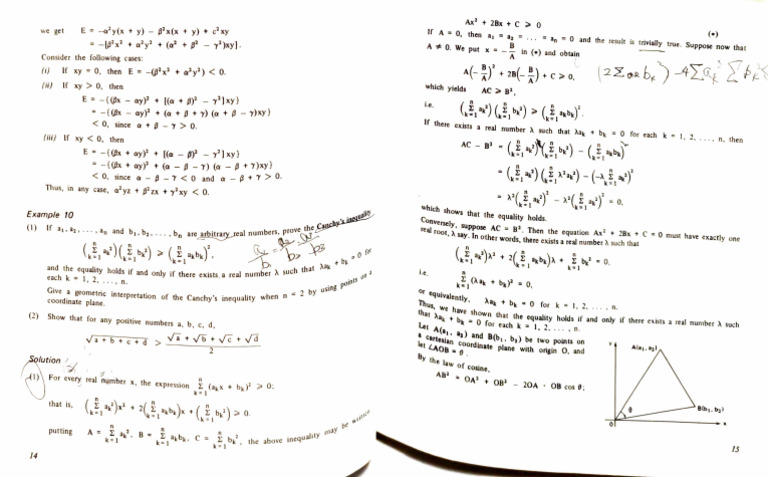 Book 1 Aids To Advanced Level Pure Mathematics Summary Worked Examples ...