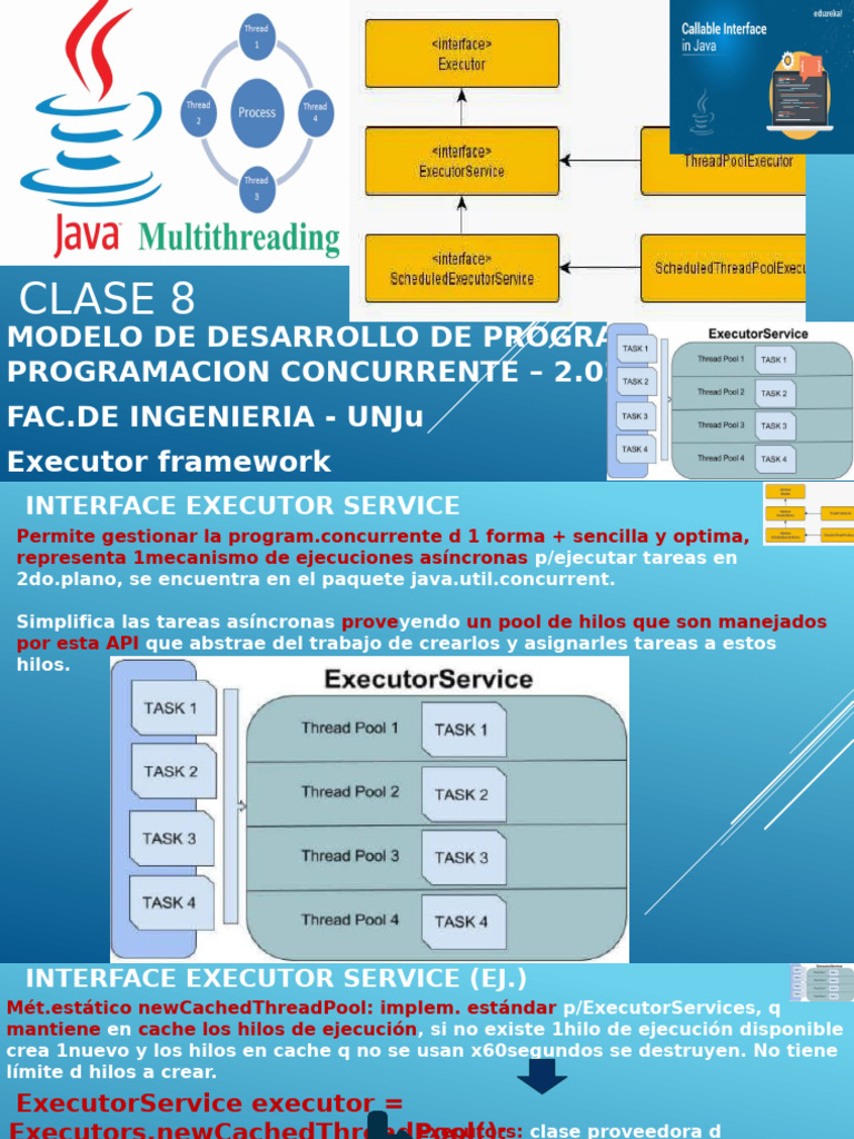 Clase 8 2023 - Executor Framework | PDF | Programación de computadoras ...