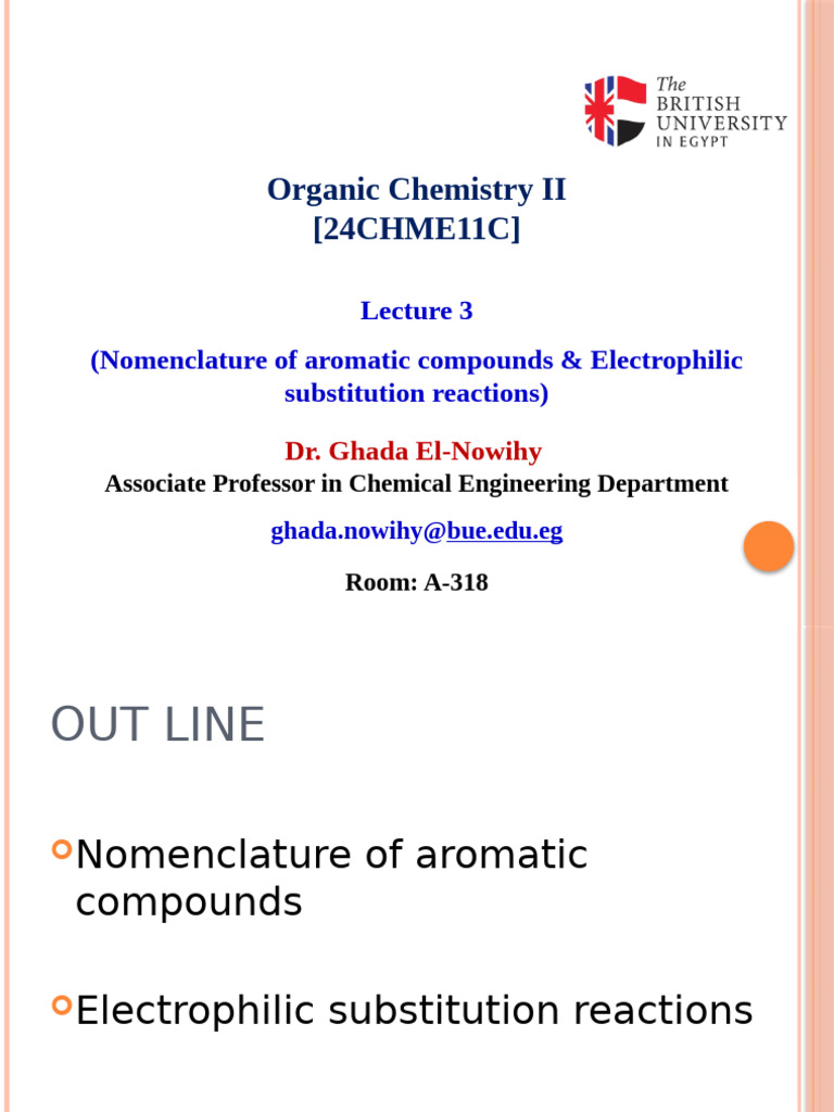 Lecture 3-Updated | PDF | Aromaticity | Chemical Reactions