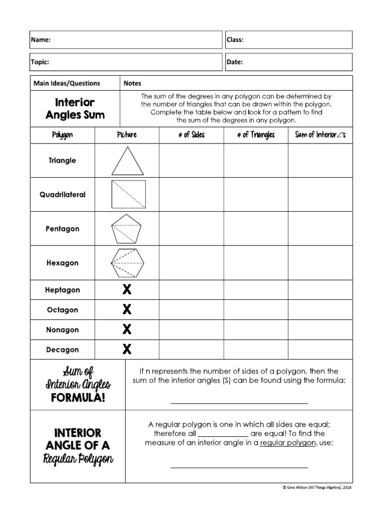 1 Notes Just Polygons | PDF