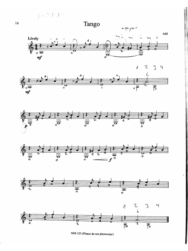 AM - Tango | PDF