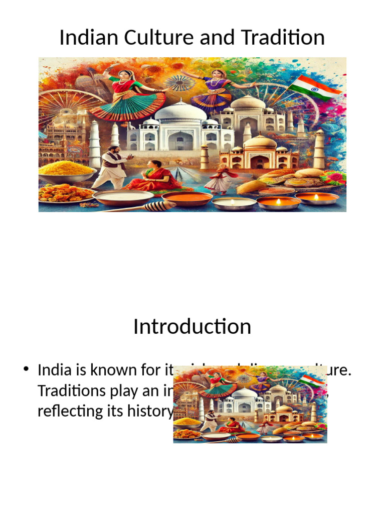 Indian Culture and Tradition Updated | PDF