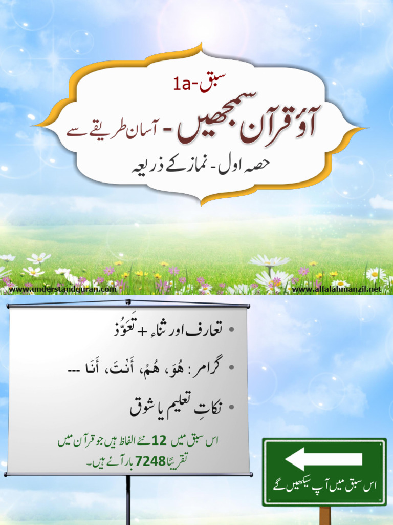 1a U Intro+Ta Awwuz, Thana | PDF