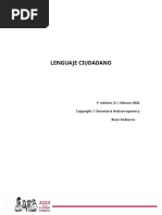 Lenguaje Ciudadano | PDF