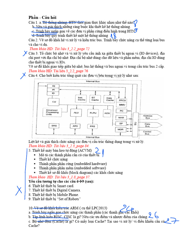 Gui K18-Cau Hoi On Tap HTN Giưa Ky | PDF