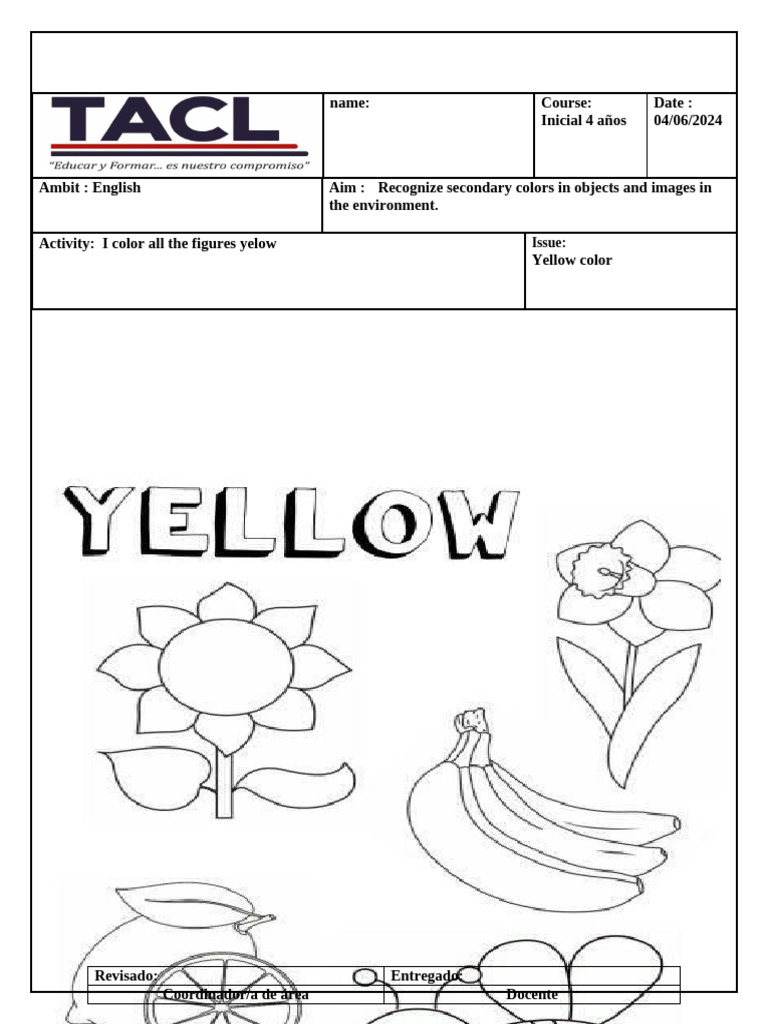 Hoja de Trabajo Vertical Tacl | PDF
