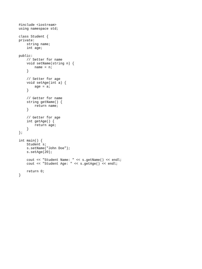 Student Class UML Assignment | PDF
