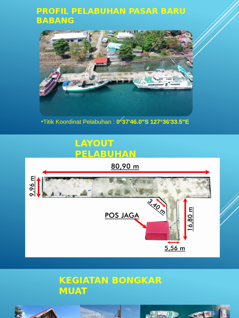 Profil Pelabuhan Pasar Baru Babang | PDF