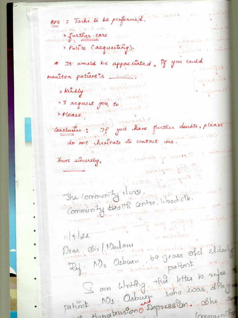 OET Letter 2 Page | PDF
