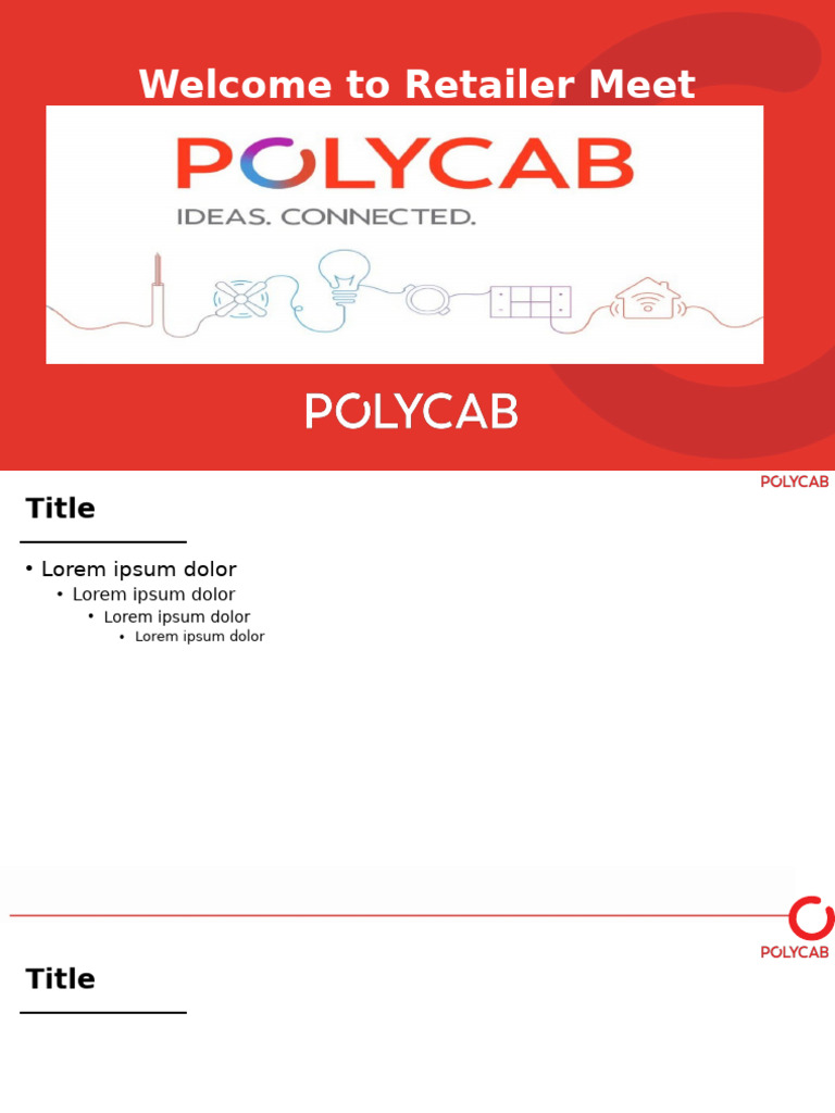 Polycab Presentation Template | PDF