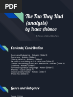 The Fun They Had | PDF | Isaac Asimov | Laughter