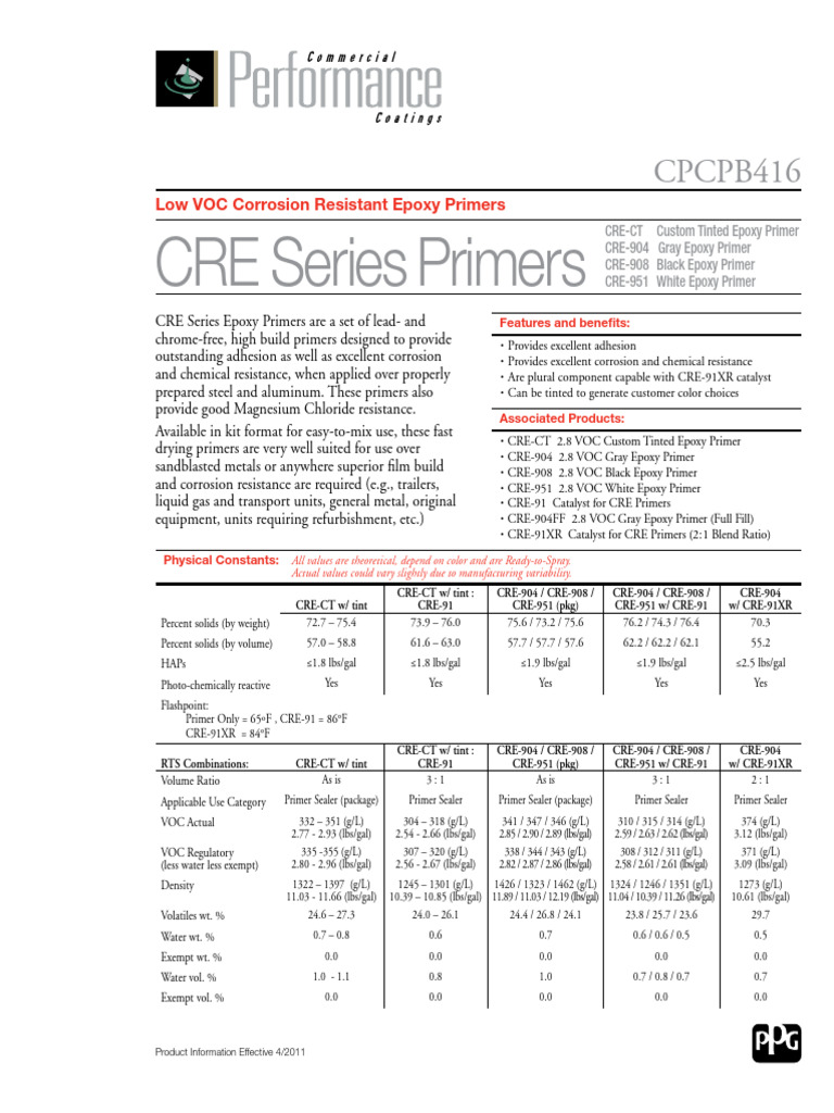 CPCPB416+CRE+Series+4 2011 | PDF | Epoxy | Corrosion