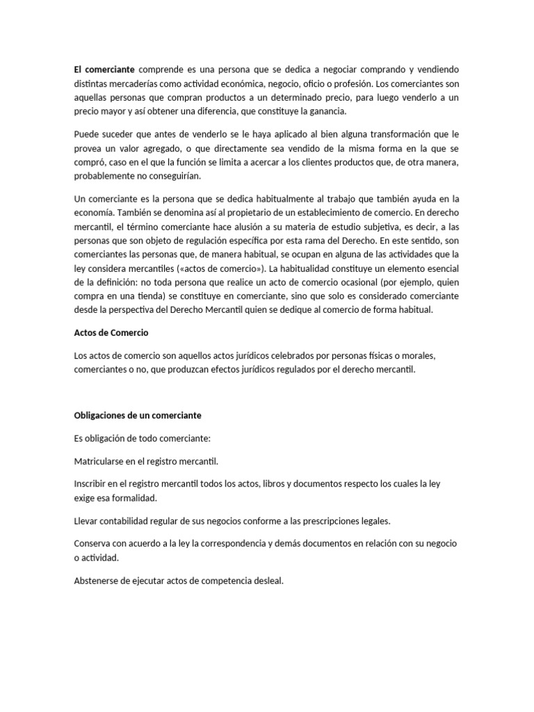 Legislacion Mercantil | PDF | Comercio | Sector privado