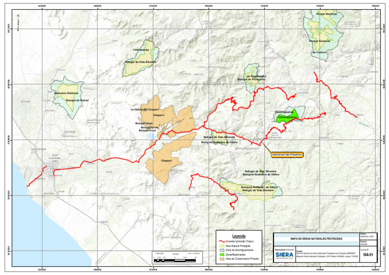 MA-01. Mapa de ANP | PDF | Biología de la Conservación | Manejo de recursos naturales