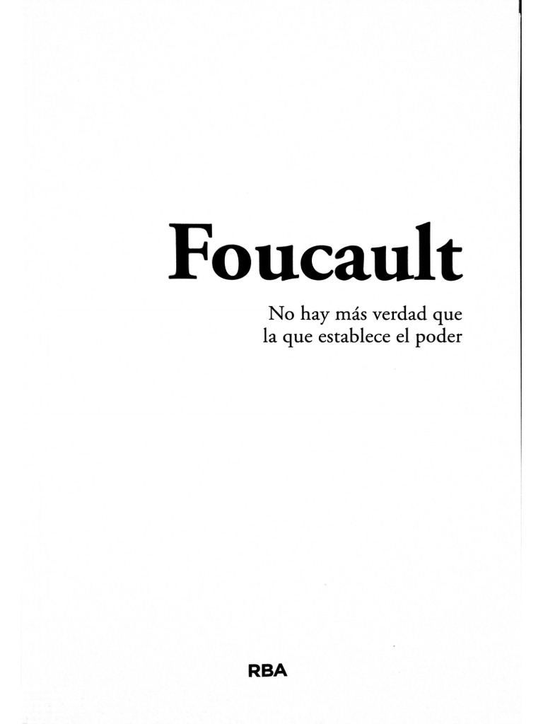 Foucault Arqueología y Episteme | PDF