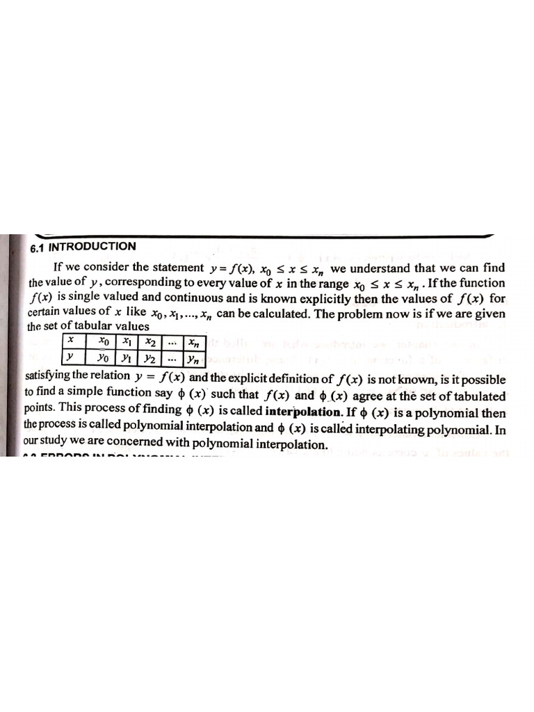 unit 5 finite difference, Newton's forward backward | PDF