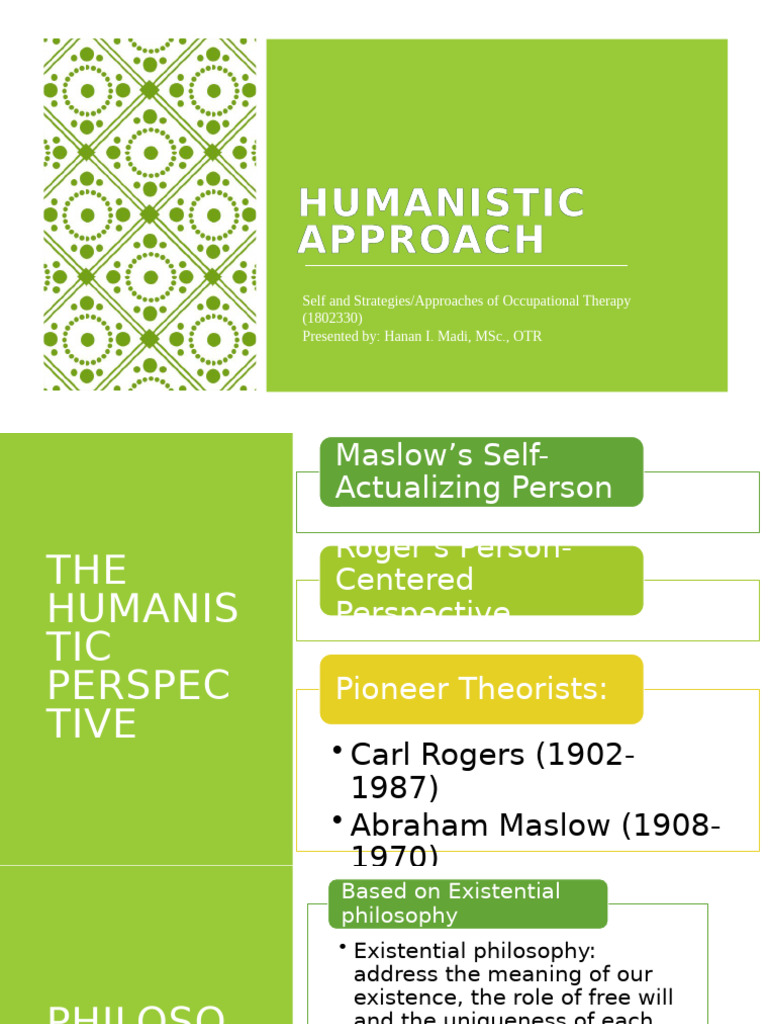 Ch10 Self& Approaches - Humanistic Approach | PDF | Humanistic Psychology | Psychotherapy