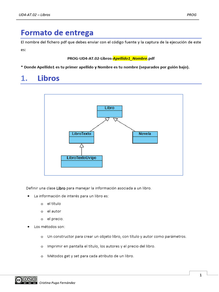 Clase Libro y Subclases en Java | PDF | Ingeniería de software ...